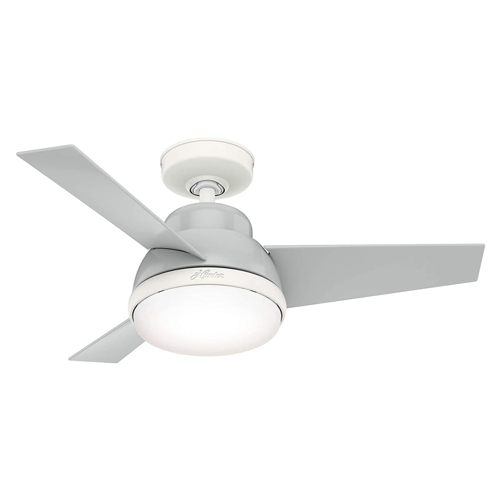 Hunter Fan Company Valda 36 In Indoor Ceiling Fan w/ LED Lights, Dove ...