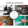 12Pcs 5/32" Hex Dogging Key Standard with Full Loop, Allen Wrench Door ...