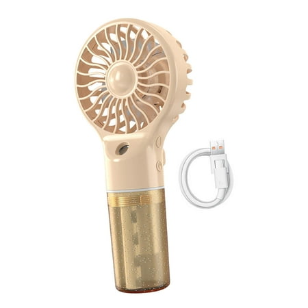 Lijie Handheld Personal Spray Mist Fan Rechargeable Cooling Fan ...