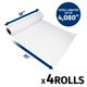 Gorilla Supply White Kraft Arts and Easel Gift Wrapping Craft Paper, 4 ...