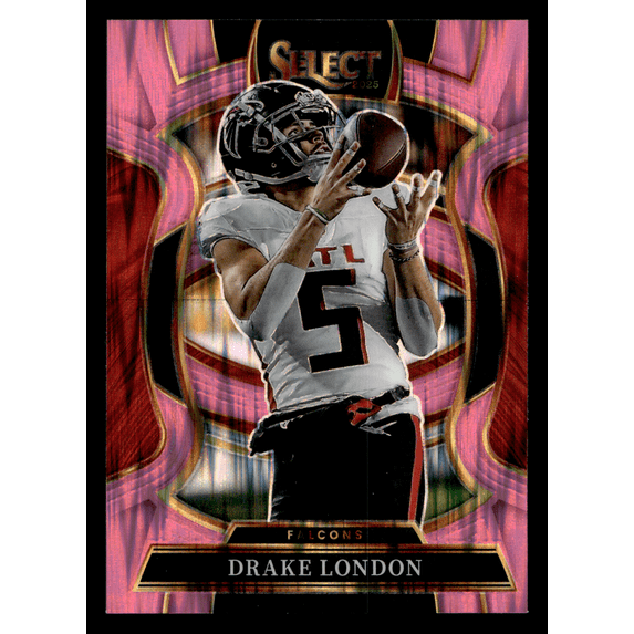 2026 Panini Select Football Drake London #47 Pink Flash Prizm Atlanta ...