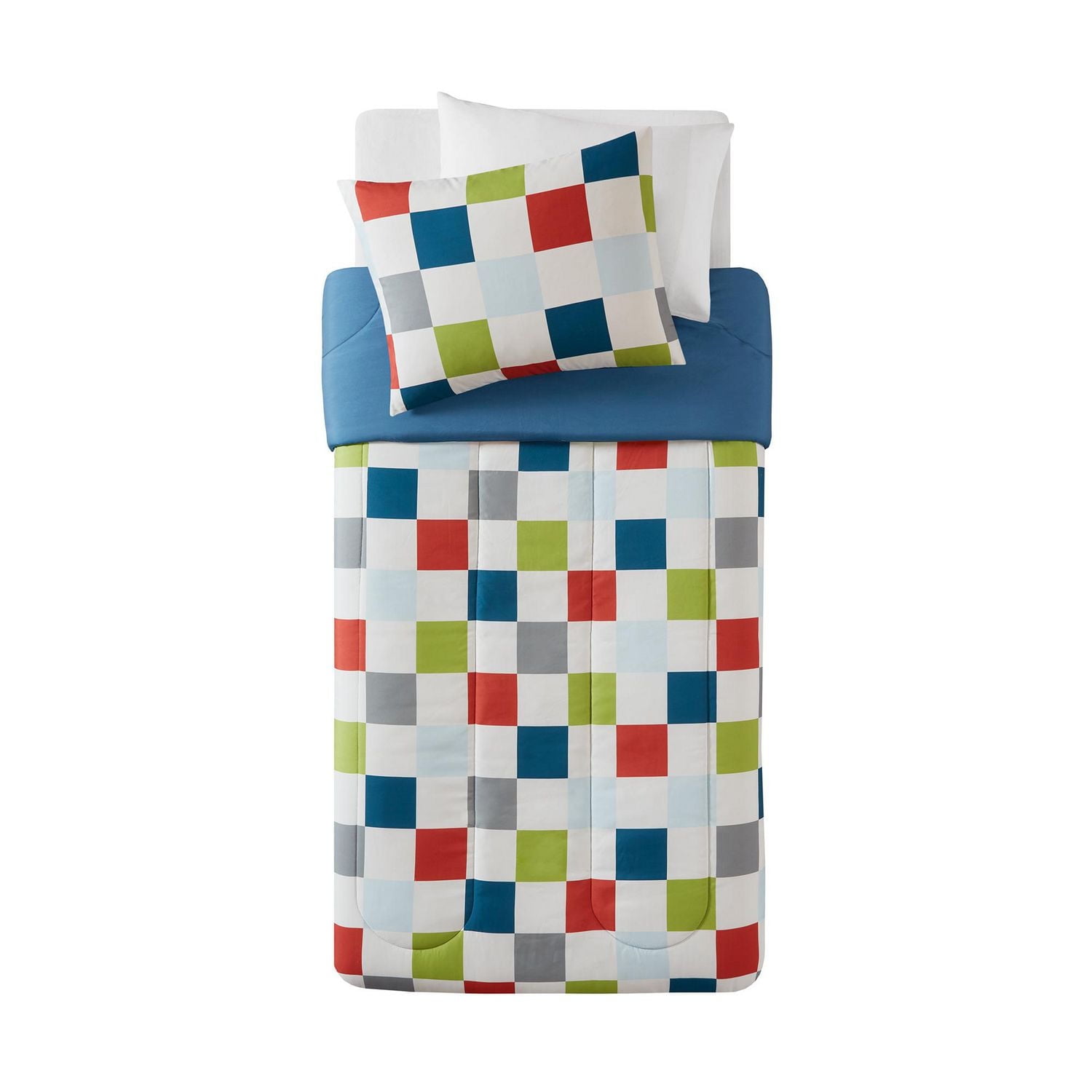 Click here for Mainstays Kids Checker Comforter Set prices