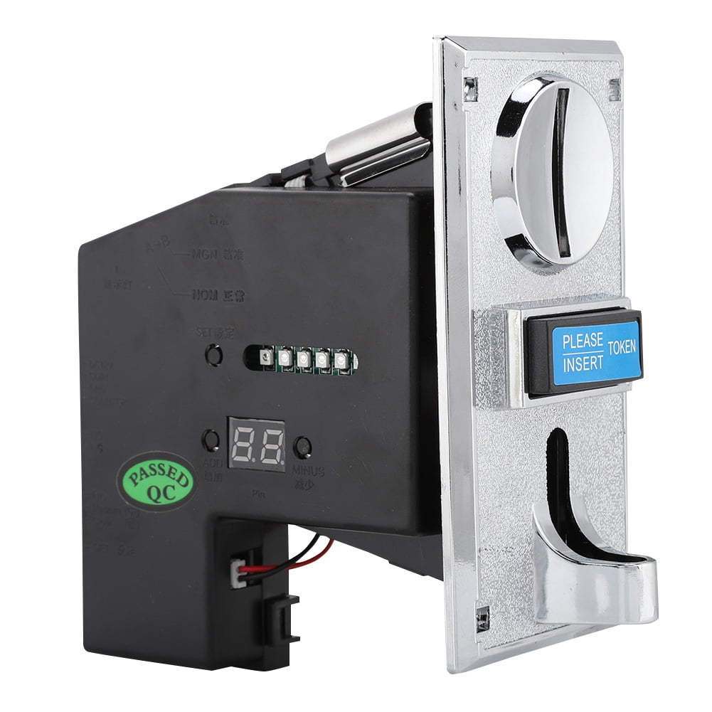 LAFGUR Multi-Function Multi-Coin Smart Coin Slot, Multi-Currency ...