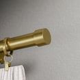 Better Homes & Gardens 1" Plated Brass Cap Adjustable Single Curtain ...