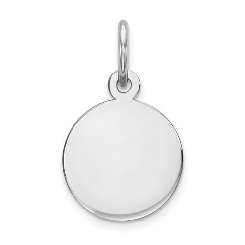 Jewelrypot - Sterling Silver Engravable Round Disc Charm (0.5in ...
