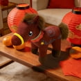 Plush Horse Doll - 2026 Year of The Horse Decorations, Blessing ...