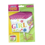 XL 32" Pink Footprint Gender Balloons for Baby Shower, It's A Girl ...