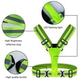 Led Reflective Vest Adjustable Rechargeable High Visibility Outdoor ...