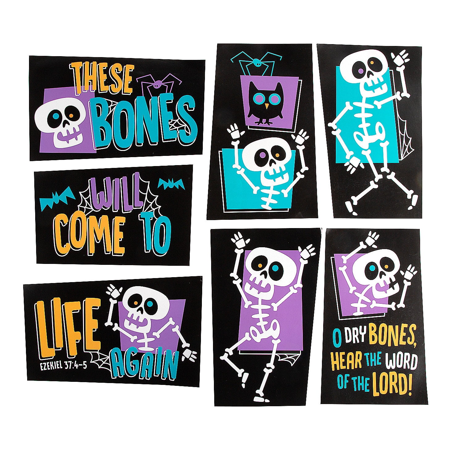 Ezekiel Skeleton Basic Trunk-or-Treat, Party Decor, Halloween, 7 Pieces ...