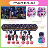 Descendants Birthday Party Supplies Balloons Paper Plates Decoration ...