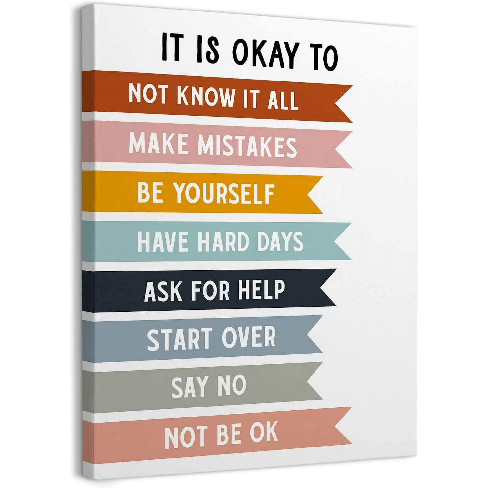 Click here for Nfapcjt It Is Okay To Mental Health Framed Canvas... prices