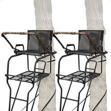 Primal Tree Stands 12' Quad Pod, Hunting Ladder Stand with Enclosure ...