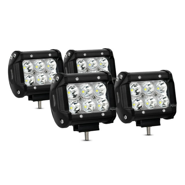 Led light bar 4PCS 4Inch 18w Spot Led Bar Fog Lights Led off Road ...