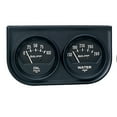 Auto Meter 2" 2 Gauge Console, Oil/Water, Mechanical, Black - Walmart.com