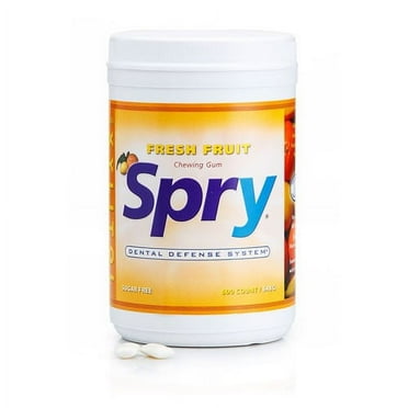 Xlear - Spry Fresh Mint Chewing Gum with Xylitol Spearmint - Dental ...