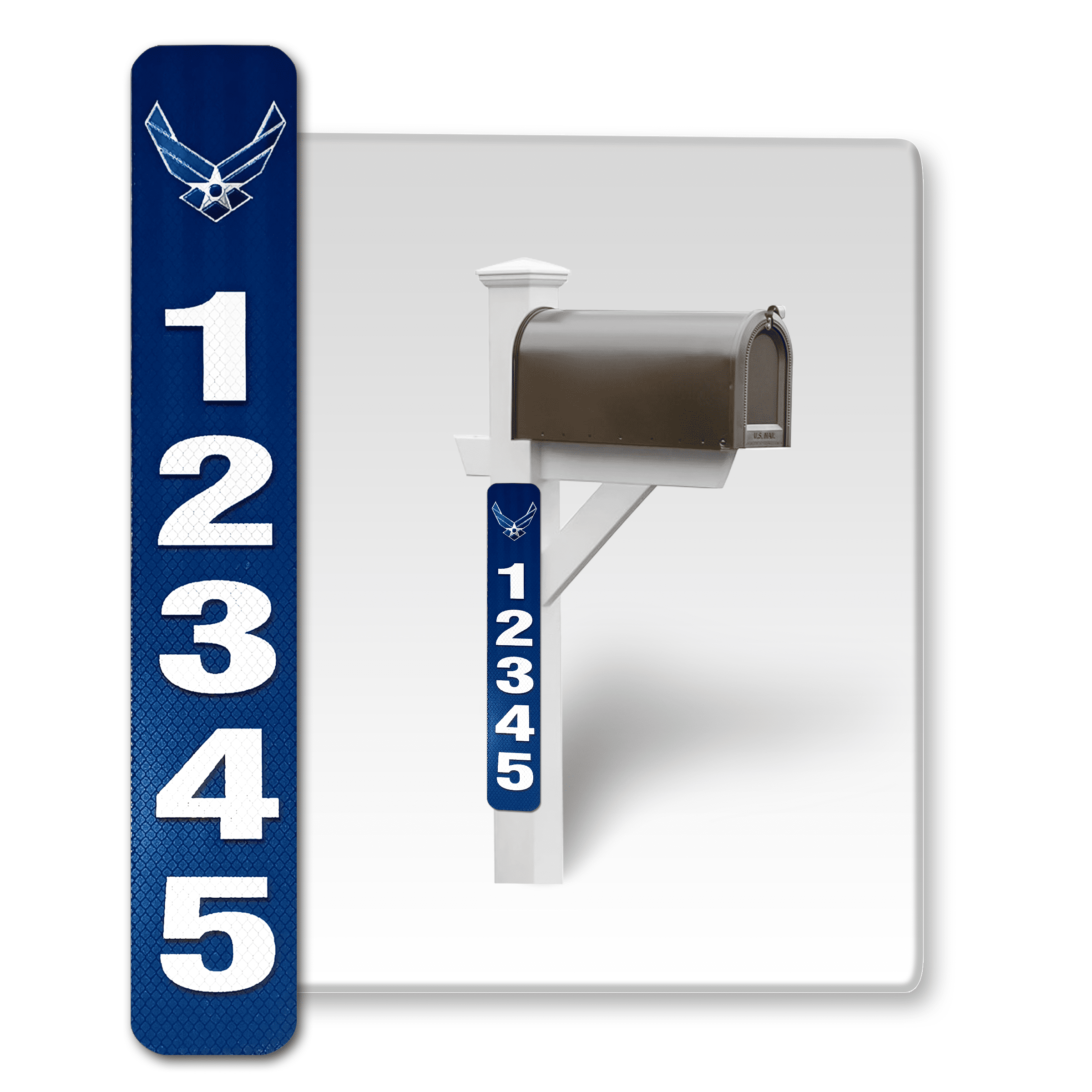 2Pack Customized Mailbox Address Numbers Stickers for Outside, 911 ...