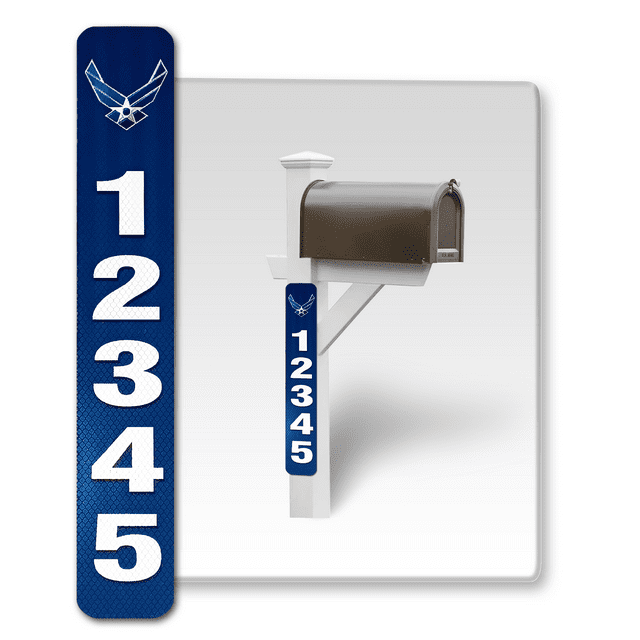 2Pack Customized Mailbox Address Numbers Stickers for Outside, 911 ...