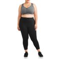 Athletic Works Women's Plus Size Zip Front Sports Bra - Walmart.com