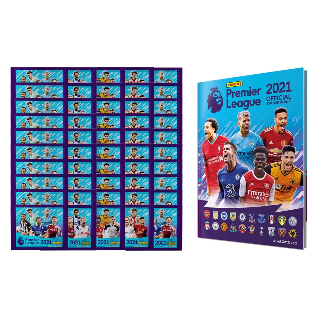 2020-21 Panini Premier League Stickers - 50-Pack Set & Album (Total of ...