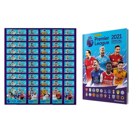 2020-21 Panini Premier League Stickers - 50-Pack Set & Album (Total of ...