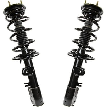 Detroit Axle - 4pc Rear Struts w/Coil Spring Toe Links Replacement for ...