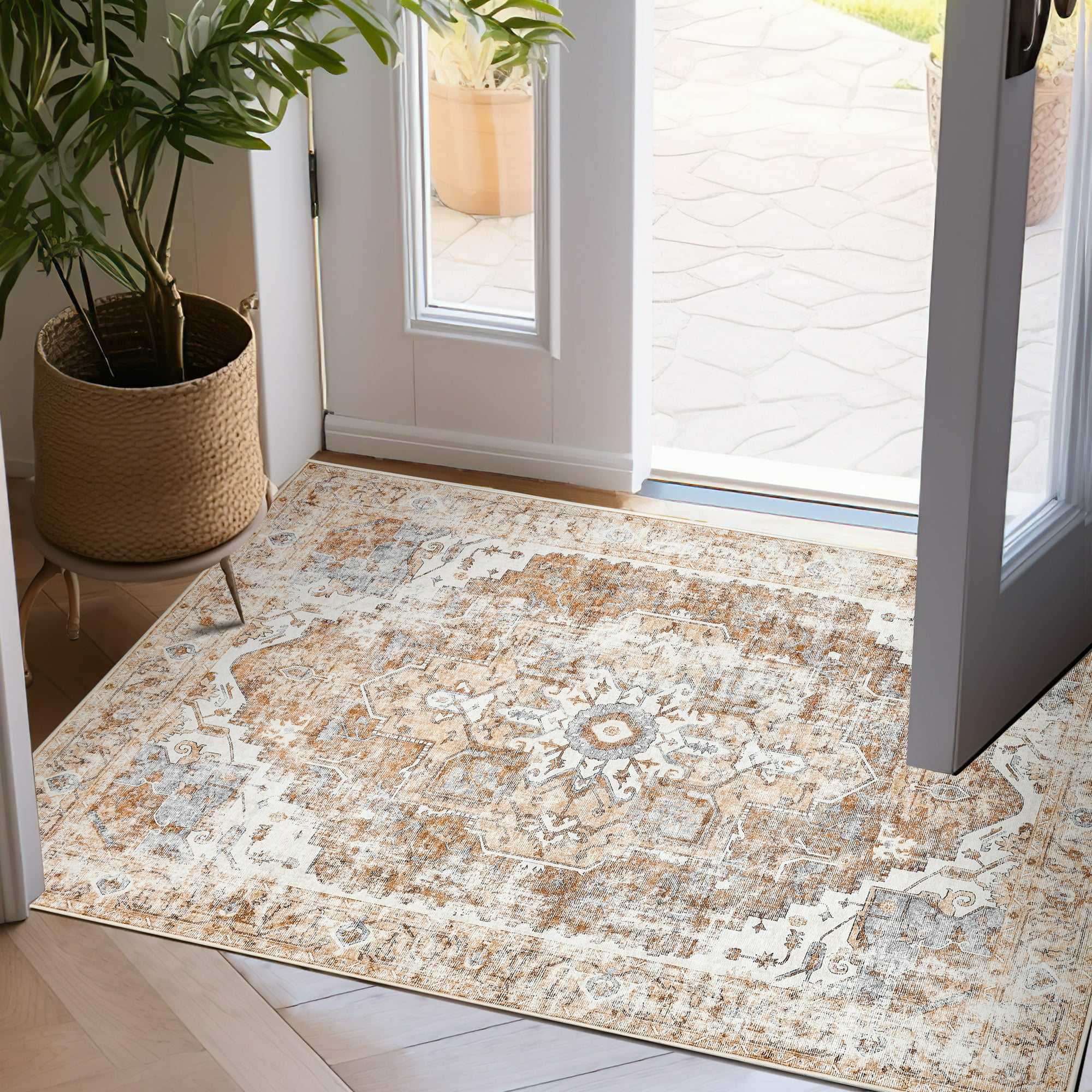 Click here for Rugking Area Rug 2x3 Indoor Entryway Vintage Red P... prices