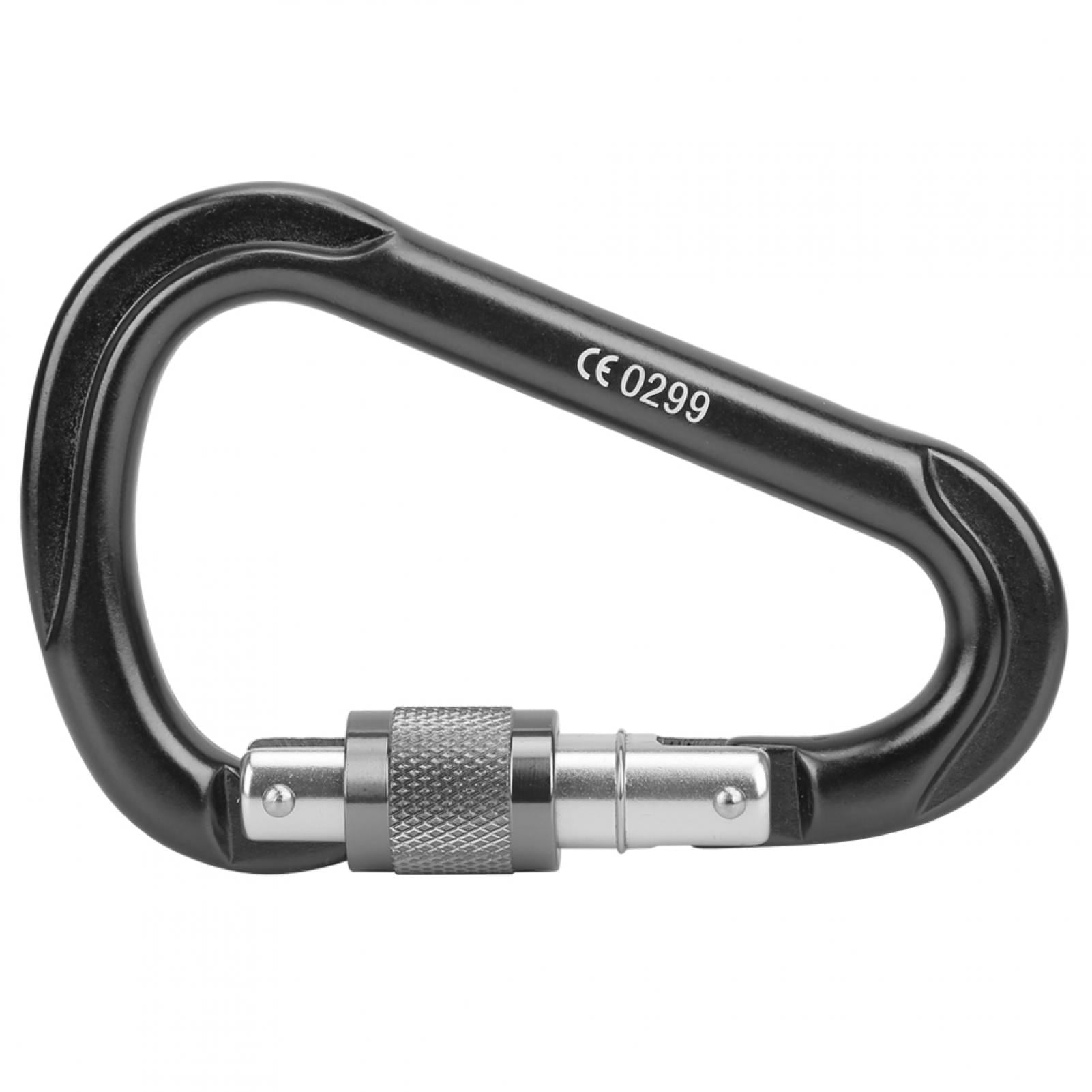 D Shape Carabiner, Keyring Snap Hook Heavy Duty Carabiner, Outdoor For ...