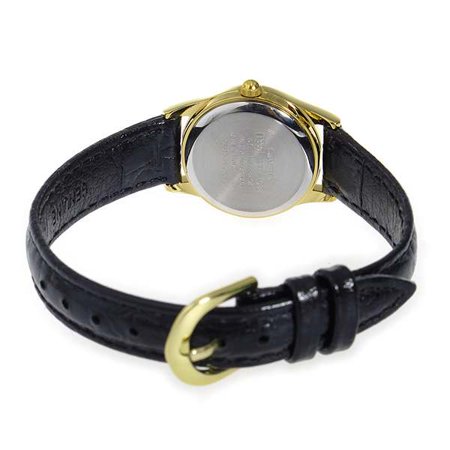 Casio - Women's LTP1094Q-7B2 Brown Leather Quartz Watch with Silver ...