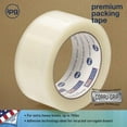 IPG Premium Packing Tape with Dispenser, 1.88" x 60 yd, Clear, 2-Rolls ...