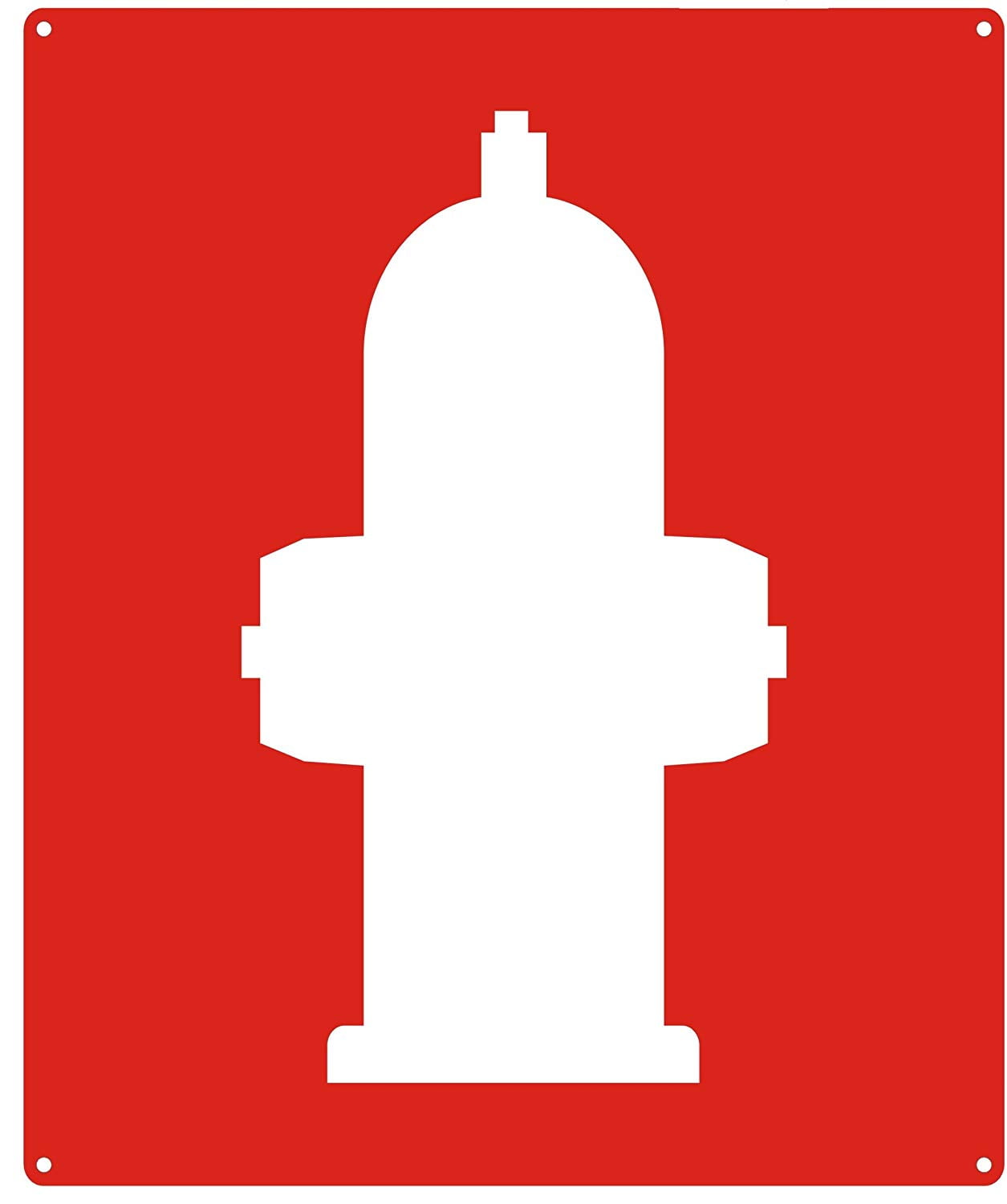 Fire Hose Hydrant Sign, 10 x 12 in.with [Graphic Only] Fire Hydrant ...