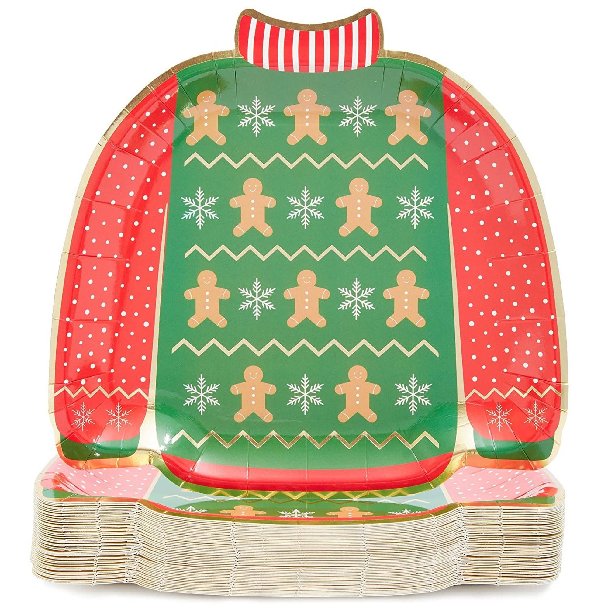 48 Pack Christmas Party Supplies Ugly Sweater Disposable Paper Dinner 48-pack-christmas-party-supplies-ugly-sweater-disposable-paper-dinner