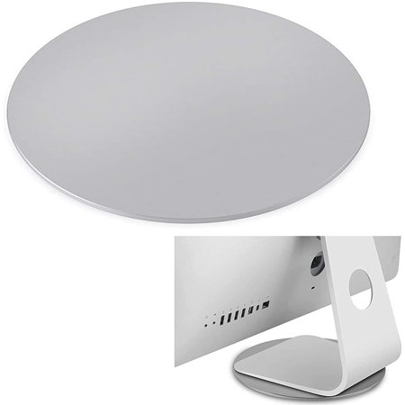 360° Rotation Monitor Swivel Base,Silver Aluminum Alloy Computer Screen ...