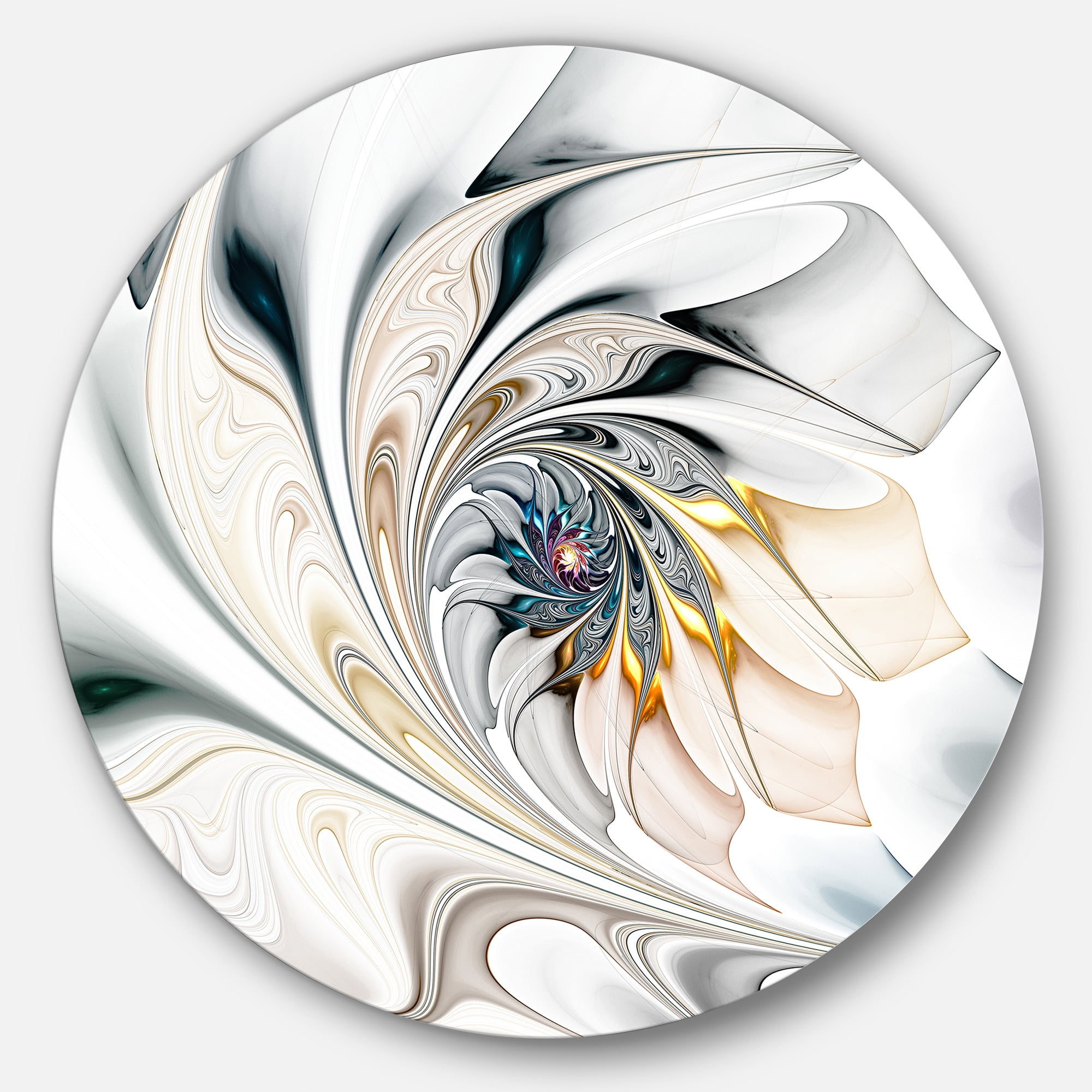Click here for Designart Mt10276 C23 White Stained Glass Floral A... prices