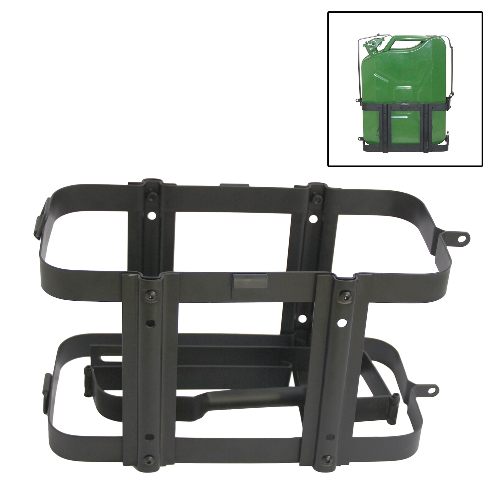 5.28 Gallons Jerry Can Holder Metal Steel Tank Black Practical Can ...