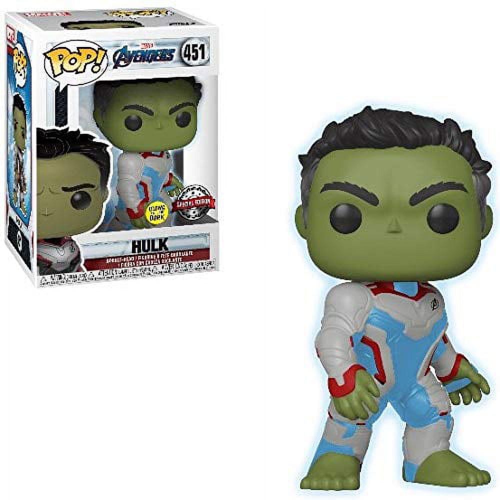 Pop Marvel Avengers Endgame Hulk Glow In Dark Vinyl Bobble Head Hulk