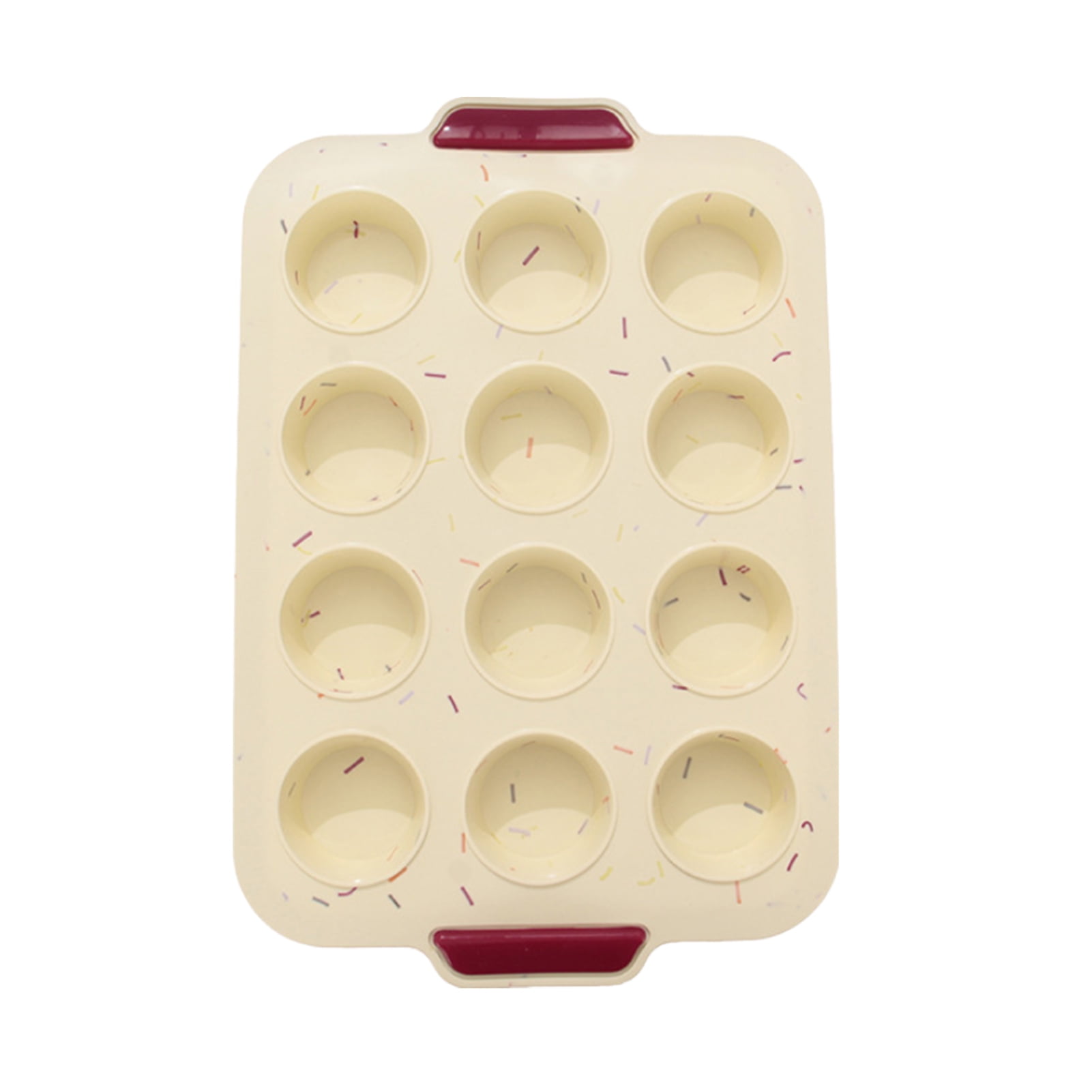 Click here for Pebbuoy Silicone Cake Mold For Baking Non-Stick 12... prices