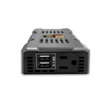 Ever Start Vehicle Power Inverter 100W with Dual USB Ports 12V DC ...