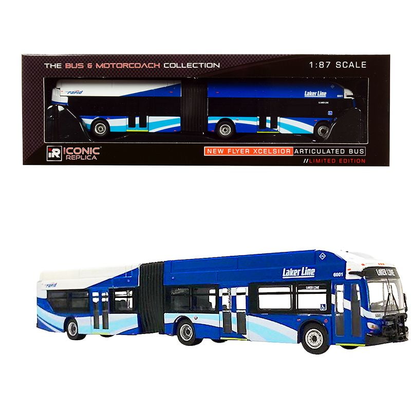 New Flyer Xcelsior XN60 Articulated Bus The Rapid Laker Line Grand ...