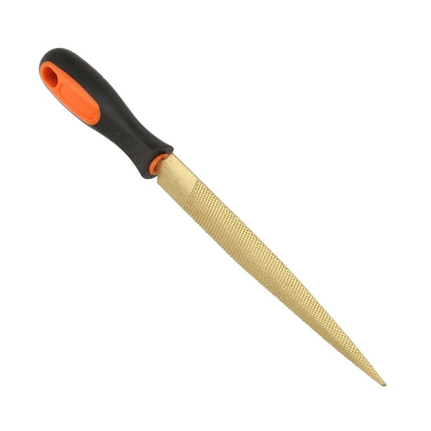 Lima de mano para afilar madera, lima de doble cara dorada para ...