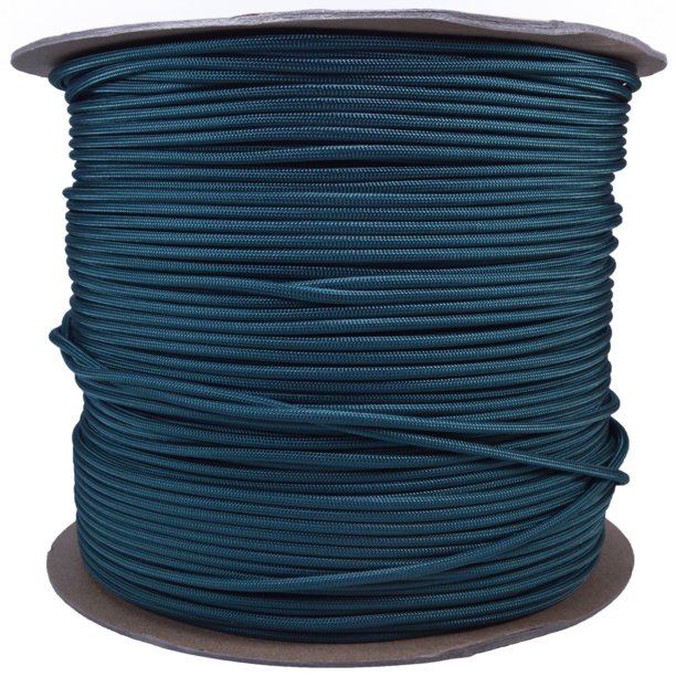 Hunter Green 750 Type IV Cord 11 Strand Paracord - 1000 Foot Spool ...