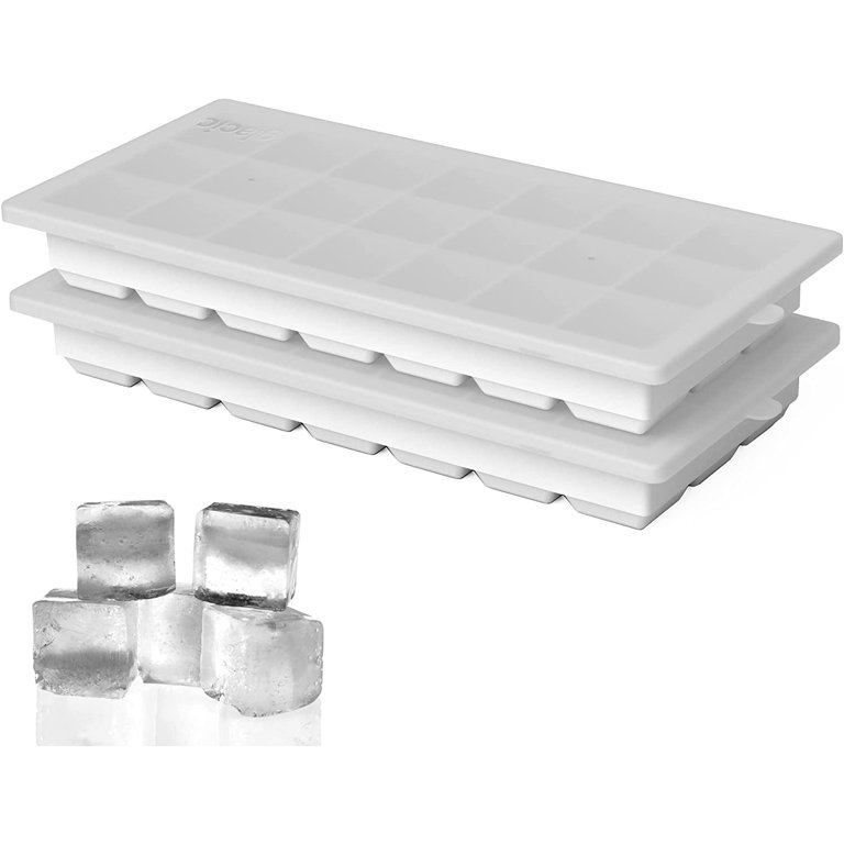 Glacio Small Ice Cube Silicone Trays With Lids BPA-Free,, 58% OFF