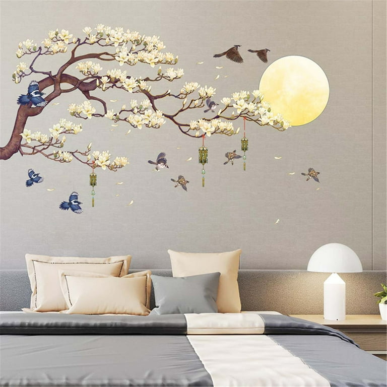 Magnolia Tree Wall Painting