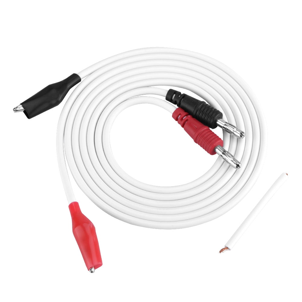 Cable de prueba con conector tipo cocodrilo a conector tipo banana para ...