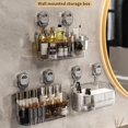 ANXPTIME Suction Cup Shower Shelf Transparent No Drilling Bathroom ...