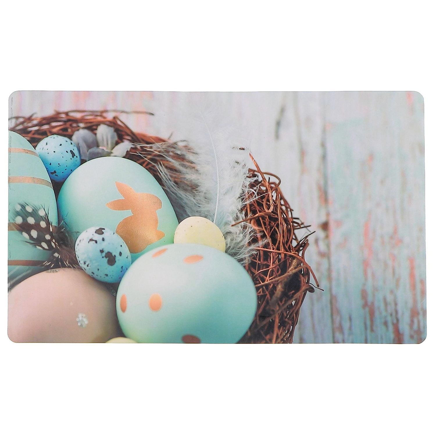 Click here for Ih Casadécor Plastic Placemat Blue Eggs In Nest 11... prices