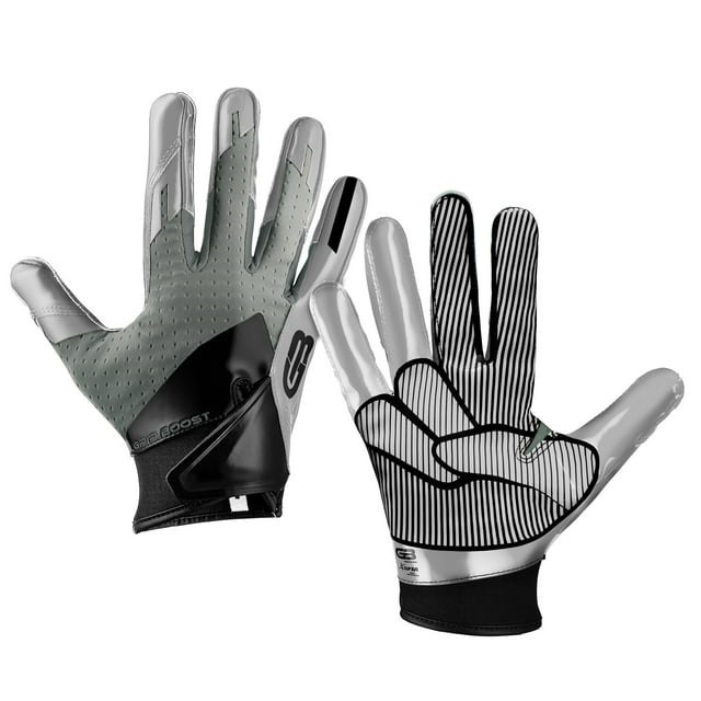 Grip Boost Peace, Shaka, and Hook 'Em Football Gloves Pro Elite - Adult ...