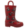 Toddler's Big Red Rubber Boots Red - Walmart.com