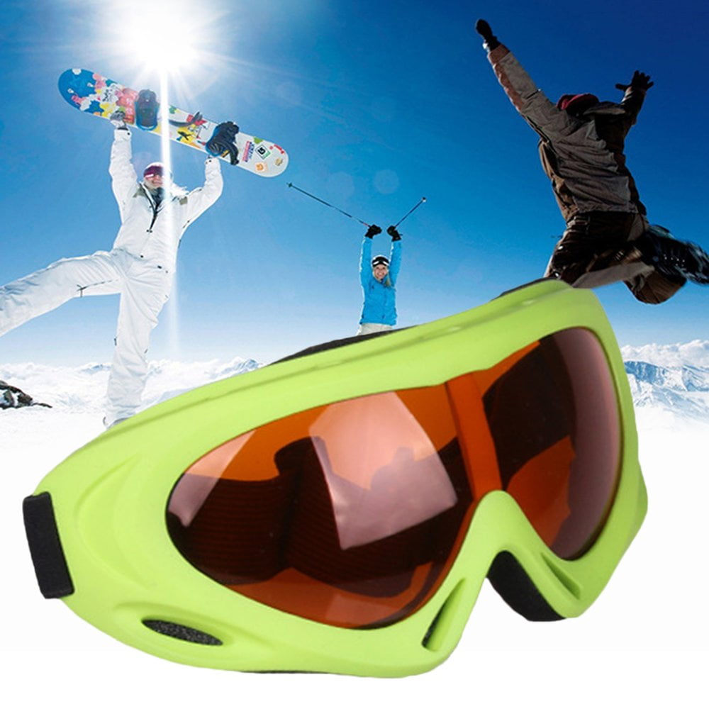Unisex Anti-fog Ski Glasses TS-008 Windproof Ski Goggles Anti-sand Ski ...
