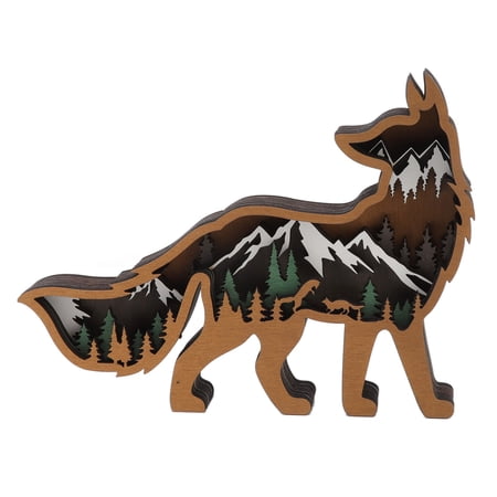 Carved Wood Animal, Multi Layered Wood Animal Ornament Premium Boxwood ...