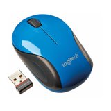 Logitech M187 Wireless Mini Mouse, Blue - Walmart.com